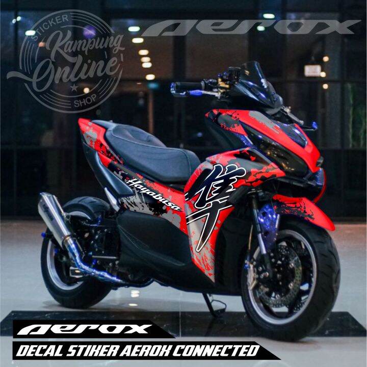 decal new aerox hayabusa variasi striping fullbody custoom desain ...