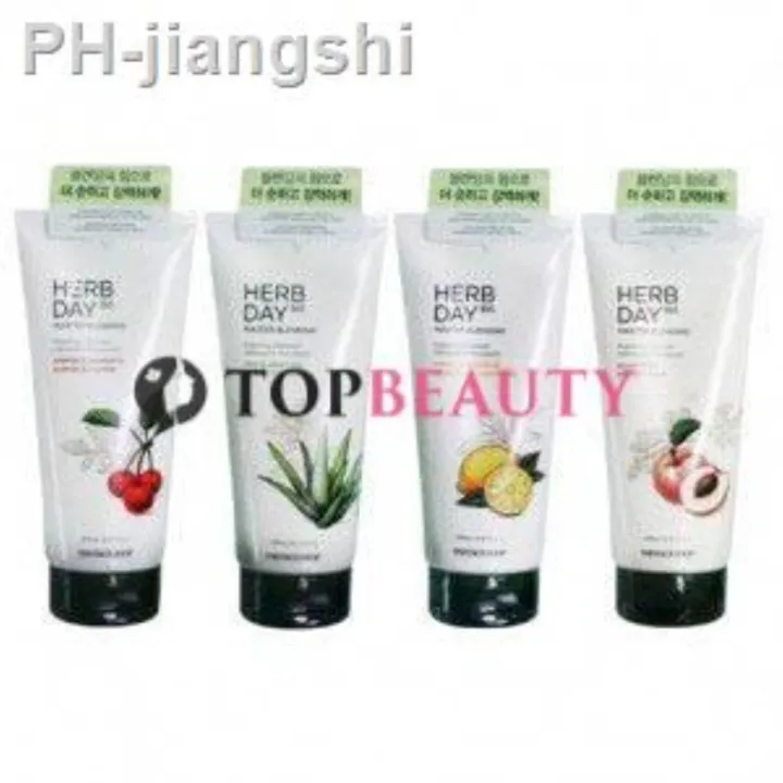 ☃ Original The Face Shop Herb Day 365 Master Blending Foaming Cleanser 170ml | Lazada PH