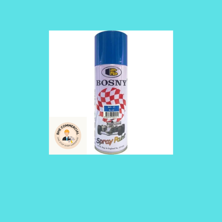 Bosny No. 21 Blue Original Acrylic Color Spray Paint Color | Lazada PH