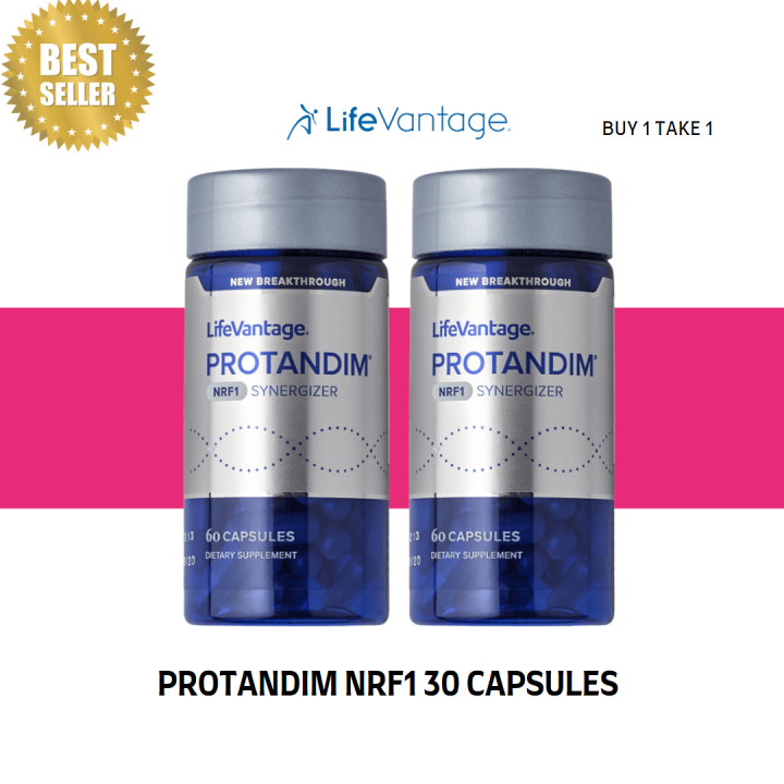 Protandim NRF1 Synergizer by LifeVantage 60 Capsules ( 2 Bottles ...