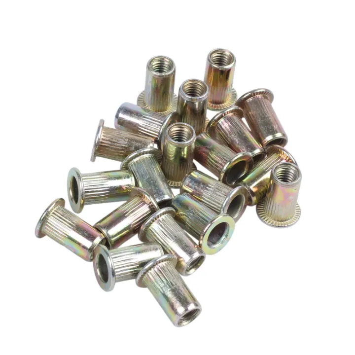 20pcs Flat Head Metric Steel M10 Blind Insert Rivet Nut Rivnut | Lazada PH