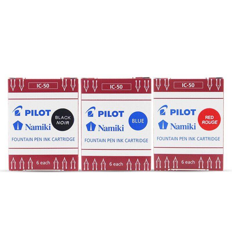ตลับหมึกปากกาหมึกซึม PILOT IC-50หมึกคาร์บอนฟรี For78g 88G ถุงหมึกแบบพกพาแกนทดแทนเติมเครื่องเขียน ...