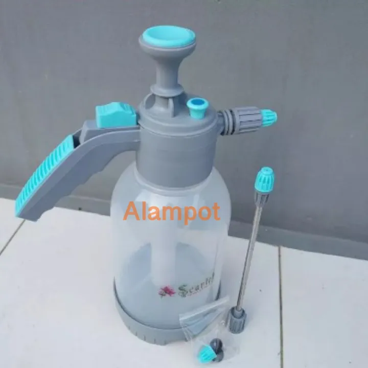 Semprotan 2 Liter Scarlet Pompa Transparan Panjang Pressure Sprayer ...