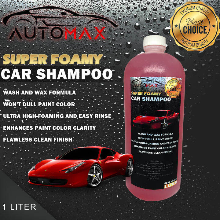 1L Original Automax Super Foamy Car Shampoo | Lazada PH