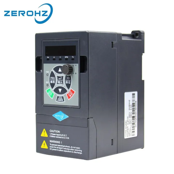 Frequency Converter For Motor 380V 1.5KW 3 Phase Input And Three Output 50hz/60hz AC Drive VFD ...