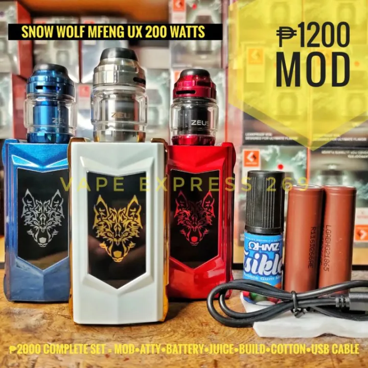 LEGIT SNOW WOLF MFENG UX 200 WATTS | Lazada PH