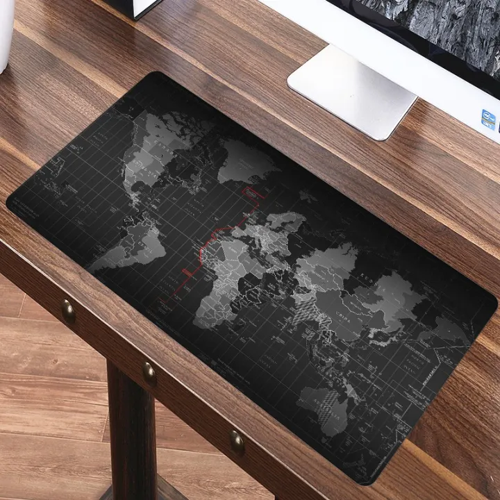 NEW FFFAS Large World Map Mouse Pad Mat Office Game Full Size Map of ...