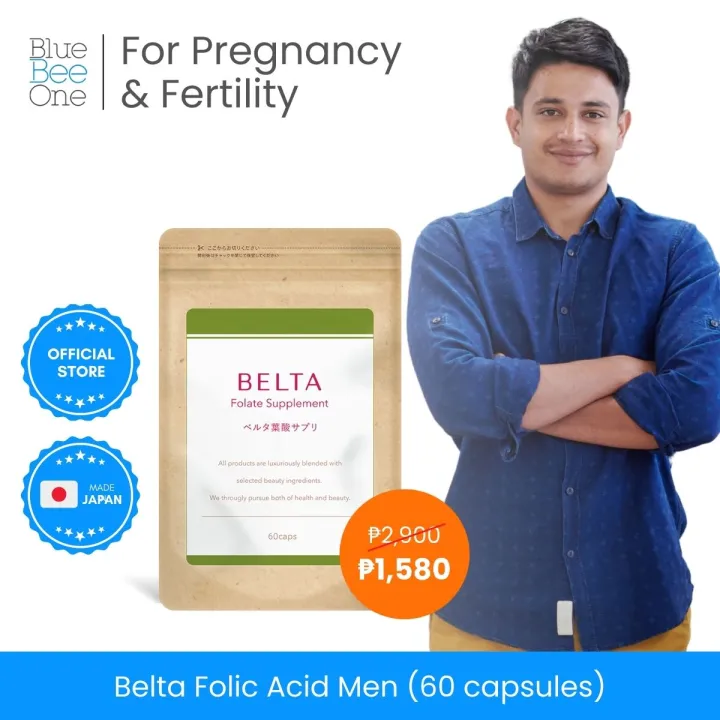 BELTA Folic Acid Supplement for Men Tablets to Boost Sperm Count and ...