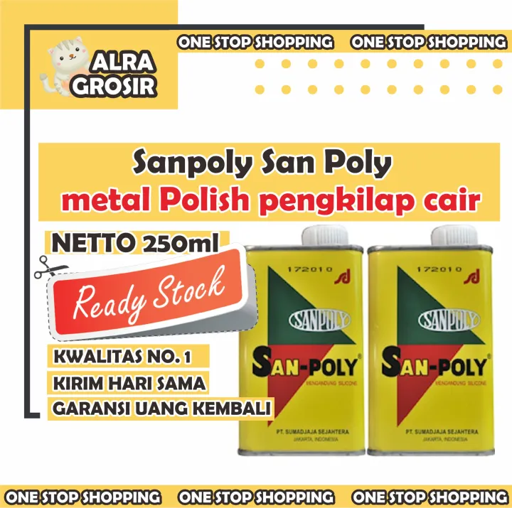 sanpoly polish 250ml pengkilap mobil dan motor Sanpoly San Poly metal ...