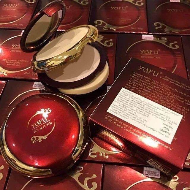 แป้งยาฟู่ ตลับแดง yafu #yafu #แป้งยาฟู่988 แป้งเนื้อดี ติดทนนาน ตลอดวัน | Lazada.co.th