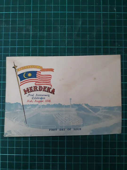 MERDEKA 1958 FIRST ANNIVERSARY COVER | Lazada