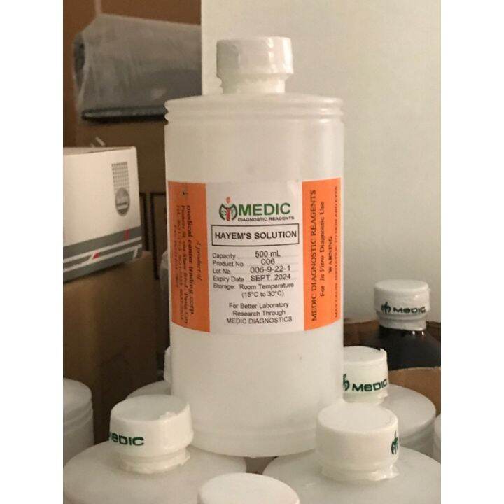 Hayem's Solution (RBC Diluting Fluid) 500mL | Lazada PH