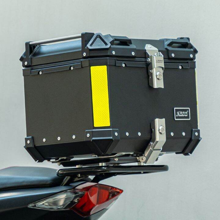 ROCKBROS Alloy Motorcycle Top Box Waterproof Motorbox 36/45 Liters Tail ...