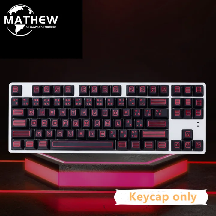 130 keys KAM Command keycaps PBT Cherry Profile sublimation mechanical ...
