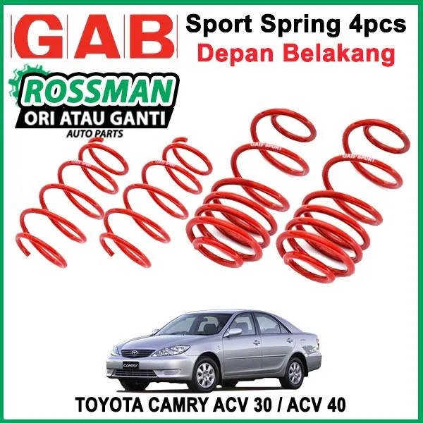 TOYOTA CAMRY ACV 30 / ACV 40 GAB SUPER SPORT LOWERD SPRING ORIGINAL ...