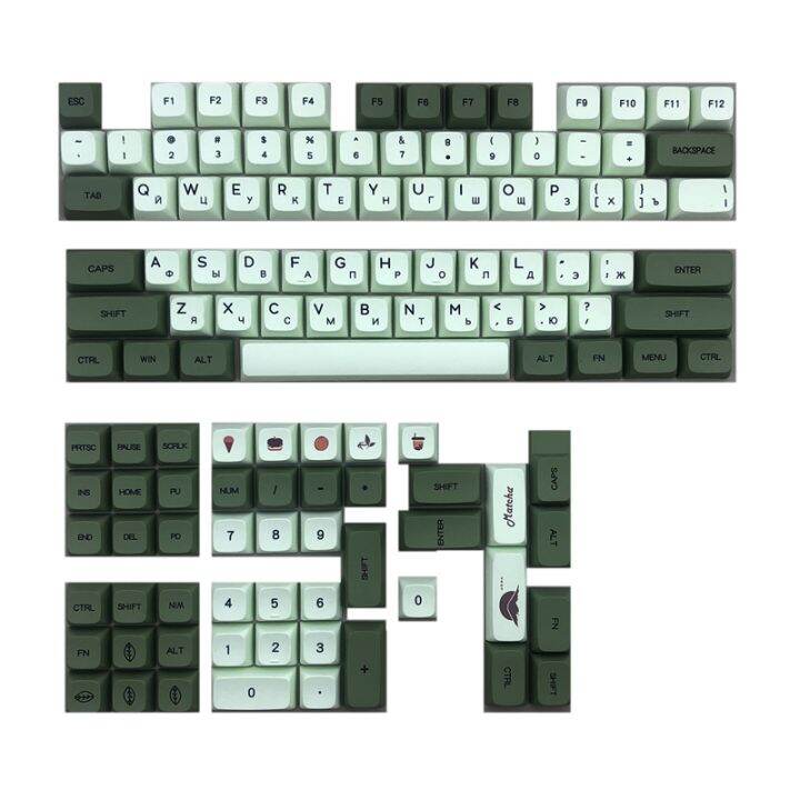 PBT Matcha Keycap XDA Highly Profile Personalized Key Cap for Gaming ...