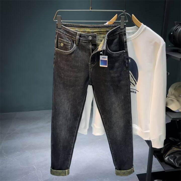 กางเกงยีนส์คุณภาพสูงลำลองสำหรับผู้ชายแบบแฟชั่นลำลอง YN-928 | Lazada.co.th