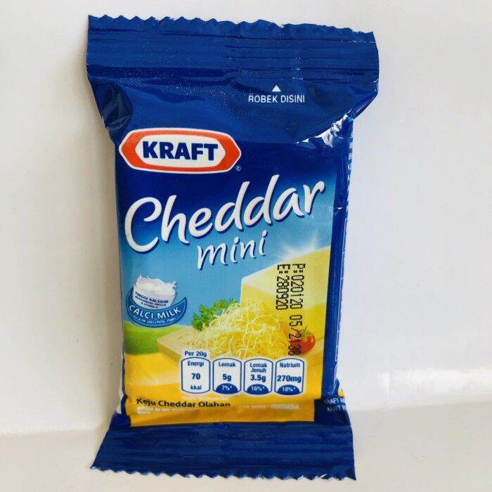KRAFT CHEDDAR MINI 30GR KEJU PARUT | Lazada Indonesia