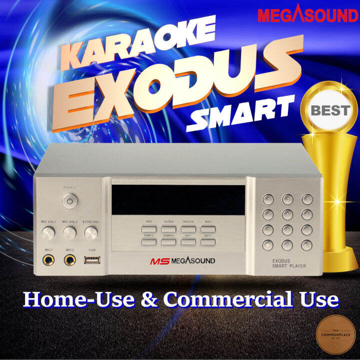 MEGASOUND Exodus Karaoke Player/Use Home and Commercial/Wi-Fi/Ethernet ...