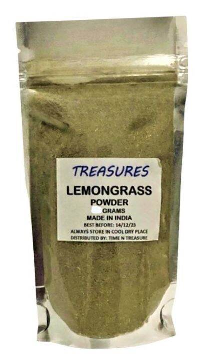 Treasures Lemongrass - Dried Powder - Tanglad - 100% Pure From India ...