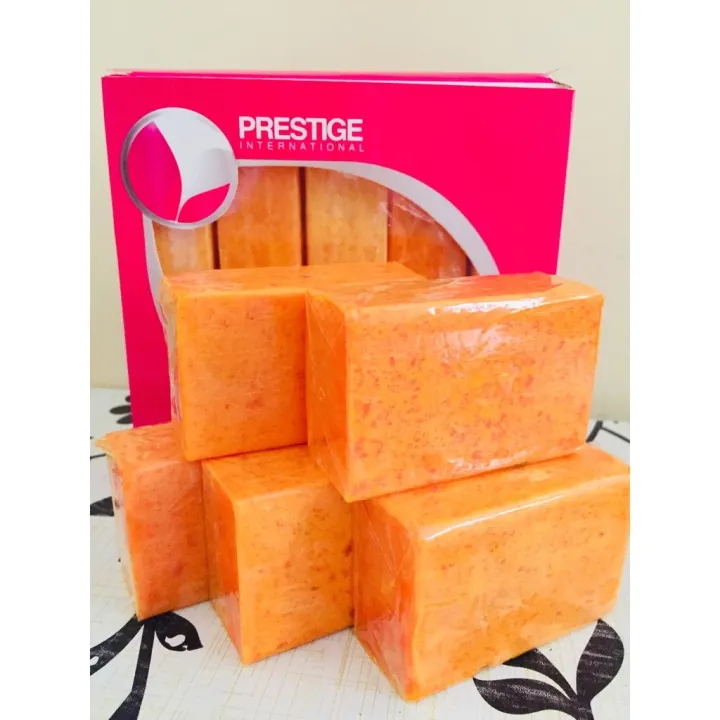 KOJIC SOAP WITH PAPAYA PUREE BY PRESTIGE 5 pcs | Lazada PH