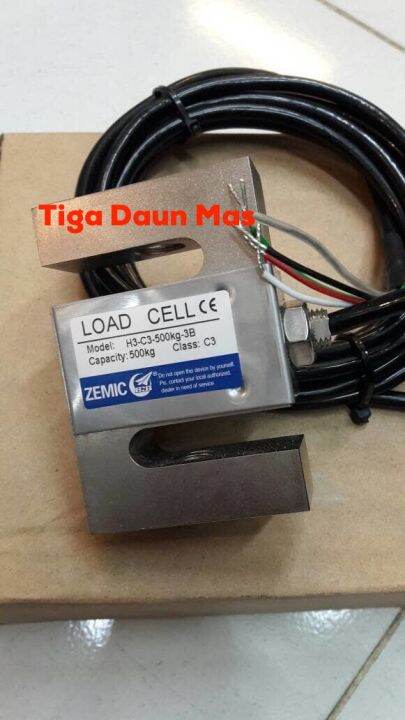 Load Cell Zemic / Sensor Timbangan bentuk S kapasitas 500 kg | Lazada ...