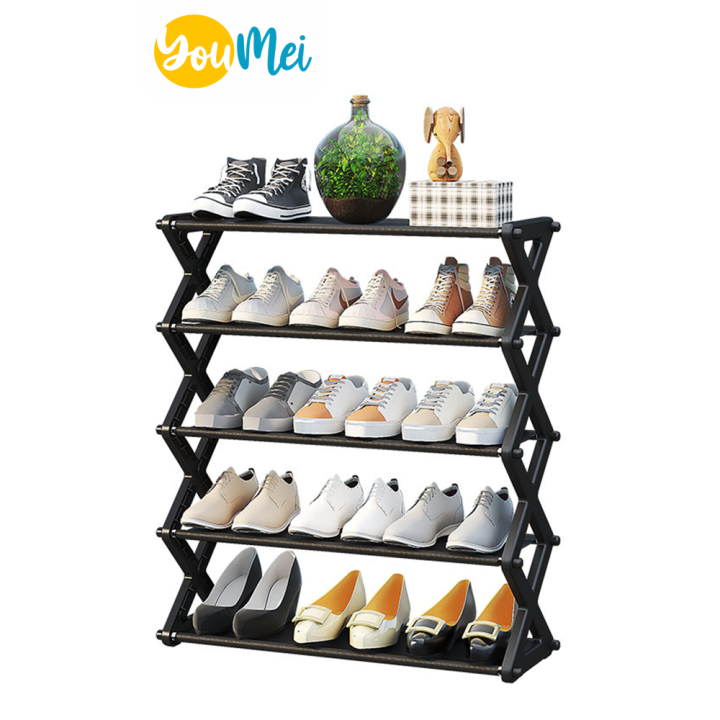 Rak Sepatu Susun Zigzag Tempat Sepatu Lipat Rak Minimalis - 1101 ...