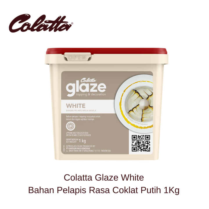 Colatta Glaze White - Bahan Pelapis Rasa Coklat Putih 1Kg | Lazada ...