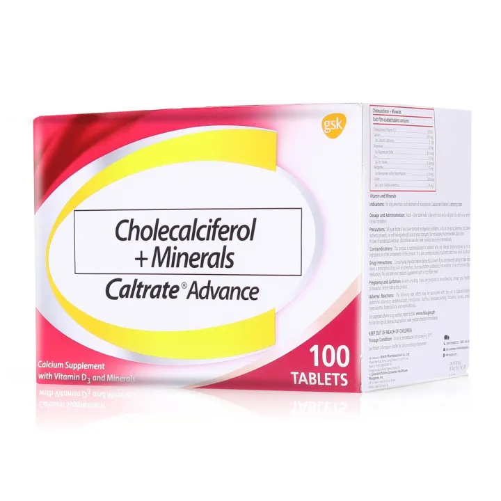 CALTRATE PLUS Advance Cholecalciferol + Minerals 1s | Lazada PH