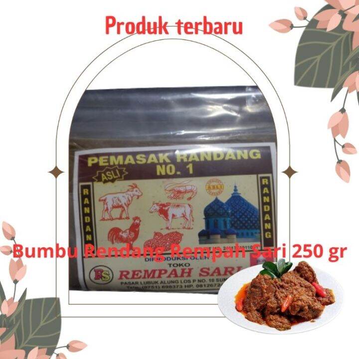 Bumbu Rendang Rempah Sari 250 gr | Lazada Indonesia