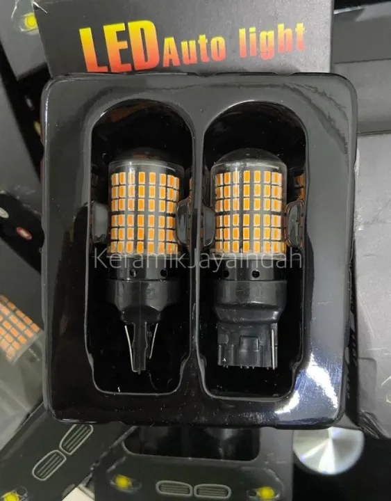 LAMPU LED T20 INNOVA REBORN FORTUNER SEIN SUPER BRIGHT 144 LED TERLARIS ...