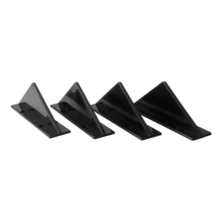Car Rear Deflector Universal Triangle Rear Bumper Lip Diffuser Shark ...