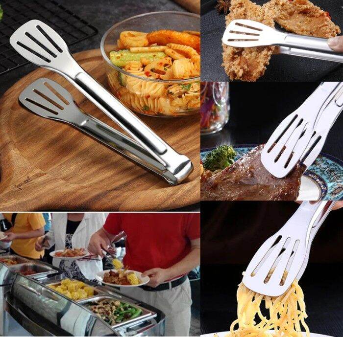 Penjepit Makanan Capitan Stainless Tahan Karat Peralatan Dapur Memasak ...