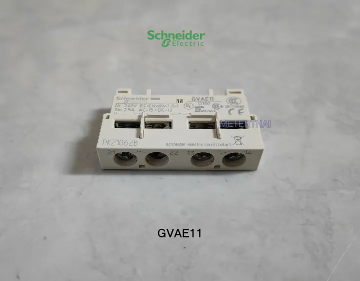 Schneider Electric GVAE11 Auxiliary Contact Blocks คอนแทคเสริม | Lazada ...