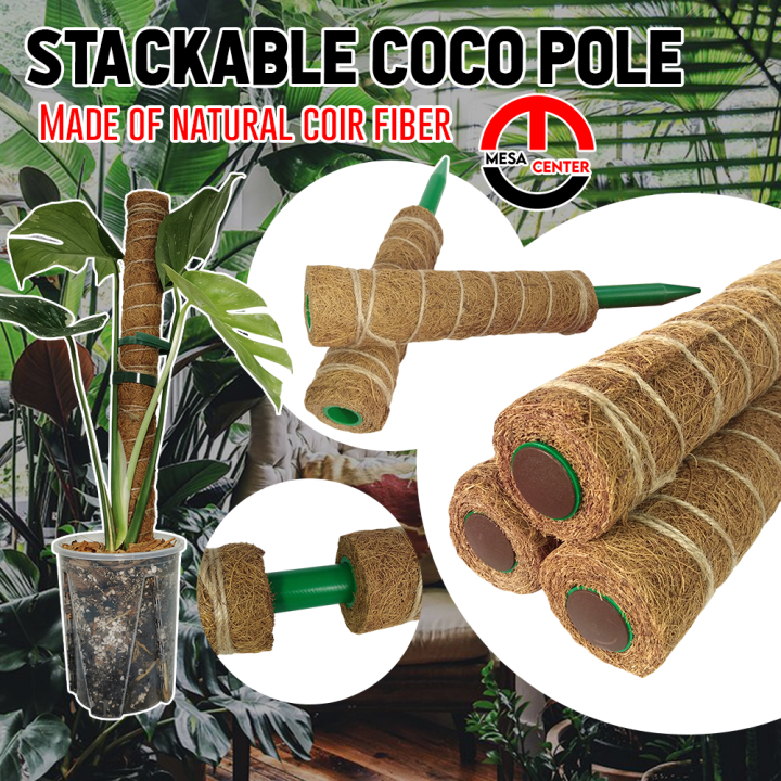 PVC Stackable Coco pole, cocopoles, PVC coco poles, Plant pole, Plant ...