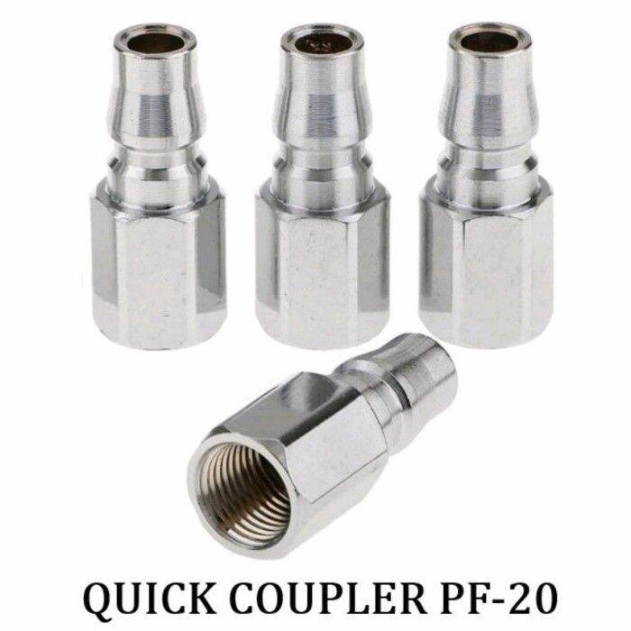 Quick Coupler Plug PF 20 1/4 Inch - Sambung Selang Kompresor | Lazada ...