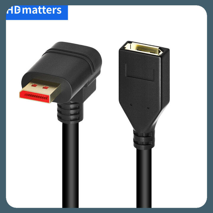 DisplayPort adapter Angle DisplayPort cable extension 90 Degree ...