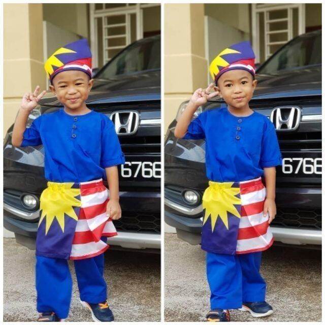 💥💥 Sampin /Tanjak Bendera Malaysia Merdeka Tengkolok Budak | Lazada