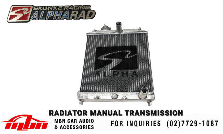 Manual Radiator Skunk2 Alpha Full Aluminum High Performance Radiator 2 ...