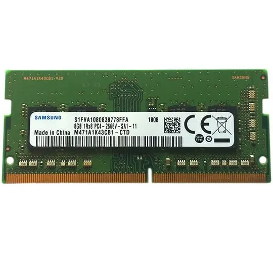 Samsung M471A1K43CB1-CTD 8GB DDR4 PC4-21300, 2666MHZ, 260 PIN SODIMM, 1 ...