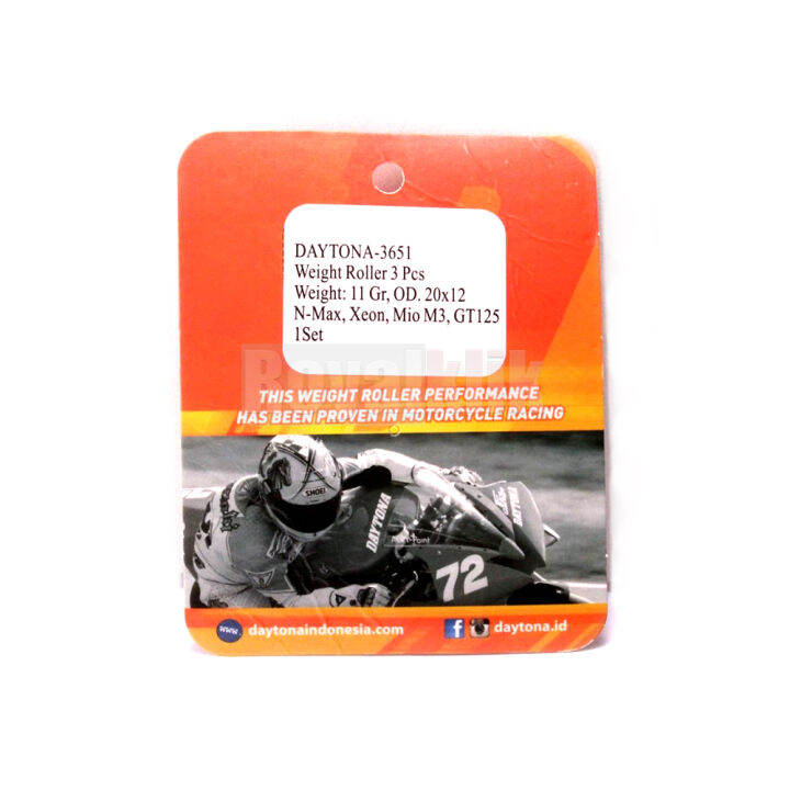 ROLLER XEON, SOUL GT 125, XEON RC, MIO M3, NMAX DAYTONA ORIGINAL 11 ...