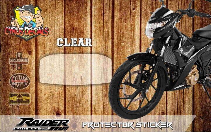 RAIDER 150 fi CLEAR GAUGE FILM PROTECTOR | Lazada PH