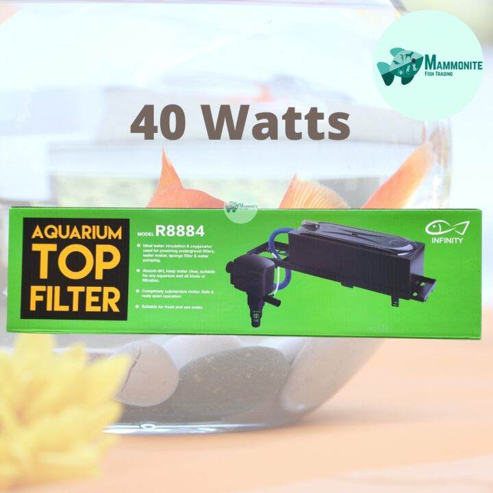 ♣Infinity Aquarium Top Overhead Filter 40 Watts R8884 For 75 - 100 ...