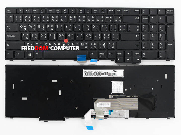 คีย์บอร์ด LENOVO Thinkpad E570 E575 E570C ไทย อังกฤษ | Lazada.co.th