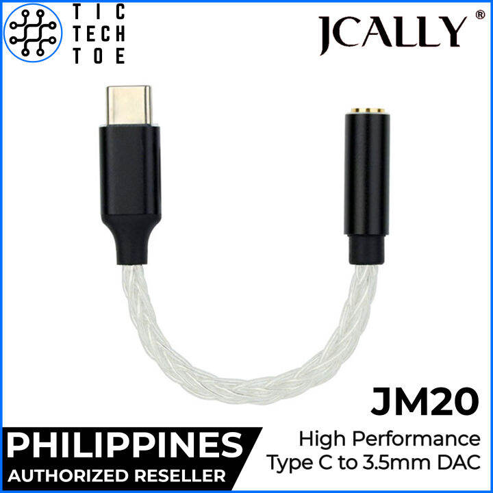 JCALLY JM20 Type C to 3.5mm HiFi DAC/Amp Adapter | Lazada PH