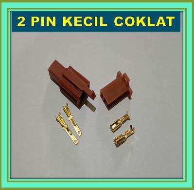SOKET KABEL 2 PIN SKUN KECIL COKLAT / SOCKET KABEL 2 PIN SKUN KECIL ...