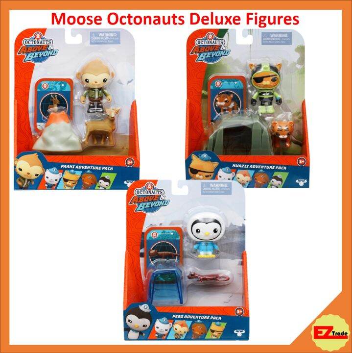 Moose Octonauts Above & Beyond Deluxe Figure Asst - Paani / Kwazii ...