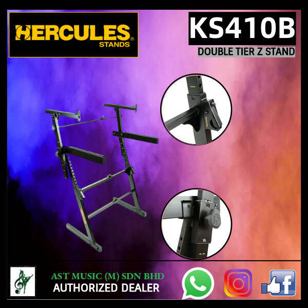Hercules Stands KS410B Autolock Z-Keyboard Stand with Tier | Lazada