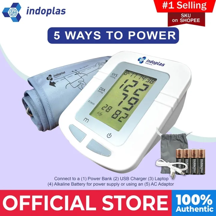 Indoplas BP105 USB Powered Blood Pressure Monitor | Lazada PH