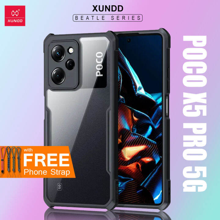 Xundd [Original] Beatle Clear Hybrid Shock Proof Armor Case for Xiaomi Poco X5 Pro 5G | Lazada PH